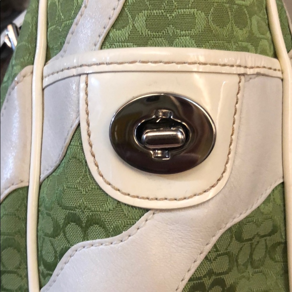 Coach Mini Zebra Tote - Gem